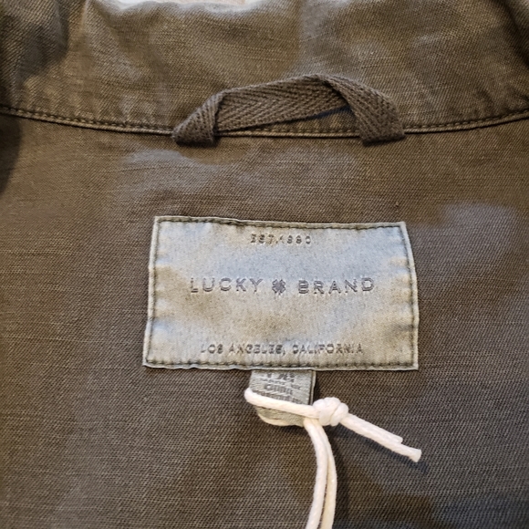 Lucky Brand | Jackets & Coats | Lucky Brand Green Military Jacketshirt ...